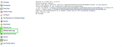 Github Webhook Troubleshooting