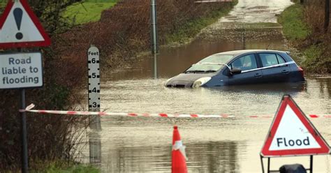 Ongoing Floodwater Dangers And Road Closures As Clean Up Operation In