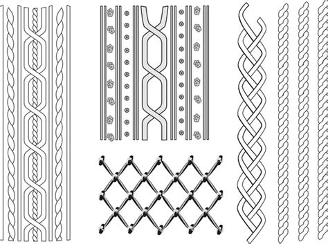 How To Draw Cable Knit In Illustrator