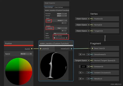 simple water caustic pattern in unity shadergpaph caustic hlsl csdn博客
