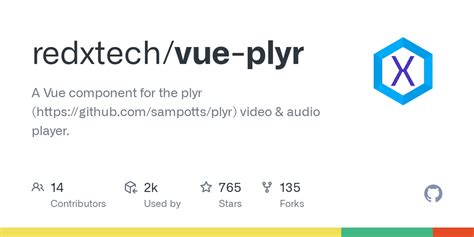 GitHub Redxtech Vue Plyr A Vue Component For The Plyr Https