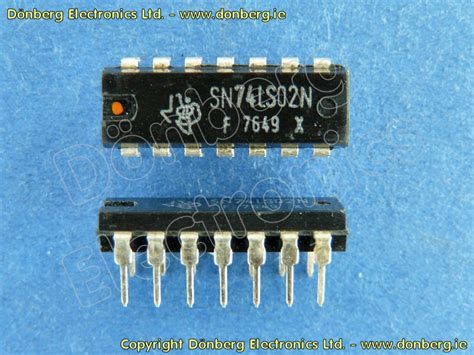 Semiconductor Sn74ls02 Sn 74ls02 Quad 2 Input Nor Gate