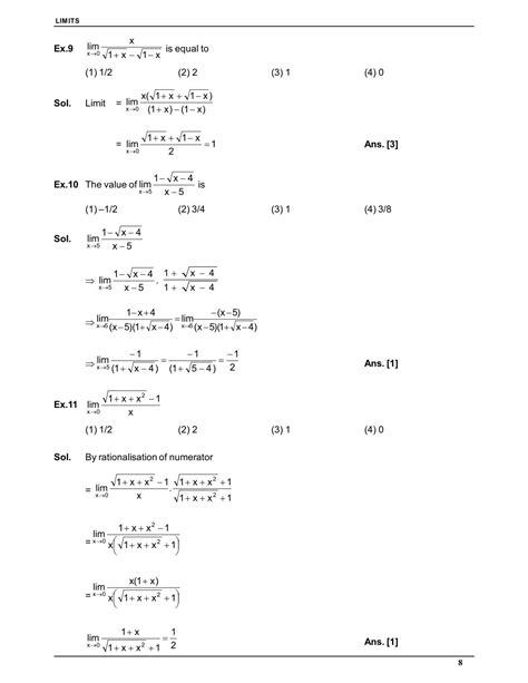 Functions And Limits Notes For Class 12 And Iit Jee
