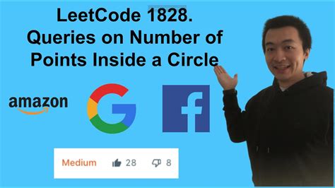 leetcode 1828 queries on number of points inside a circle interview