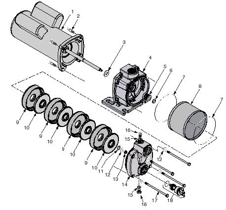 Parts For Berkeley Pump Model B82456