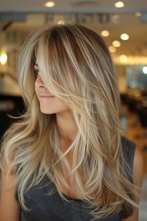 26 Pretty Long Layered Hair With Side Bangs Hairstyles For A Fresh New