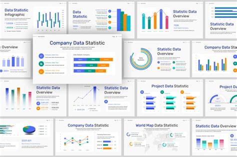 Dashboard Data Statistic Presentation Incl Graphs And Data Visualisation