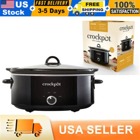 Slow Cooker Crock Pot 7 Quart Crock Pot