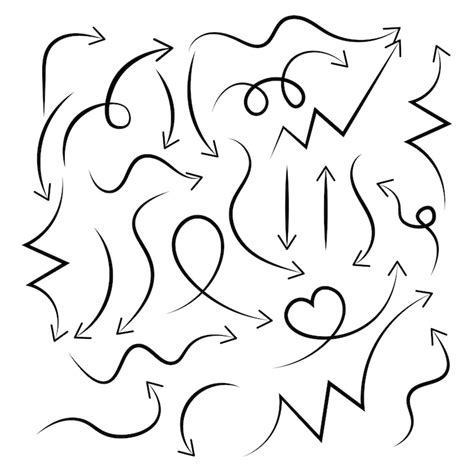 라인 아트 화살표 이미지 Freepik에서 무료 다운로드