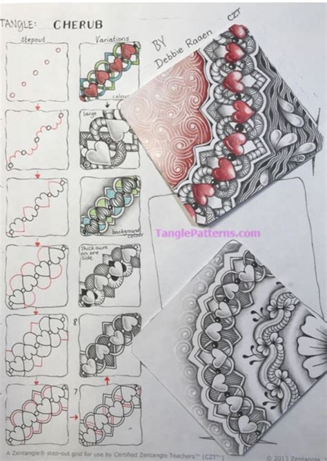 Pin By Artaud On Zentangle Zentangle Patterns Tangle Patterns Tangle Pattern