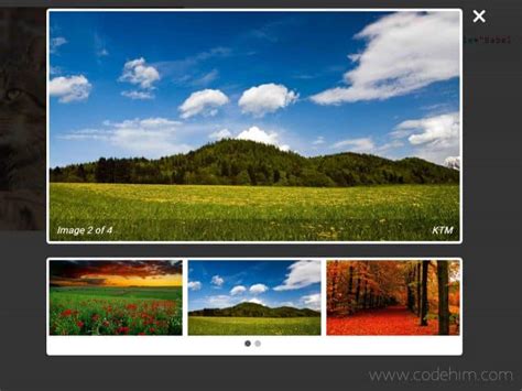 JQuery Lightbox Gallery With Thumbnails MBox CodeHim