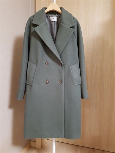 새상품 카키색 겨울 롱코트 당근 중고거래