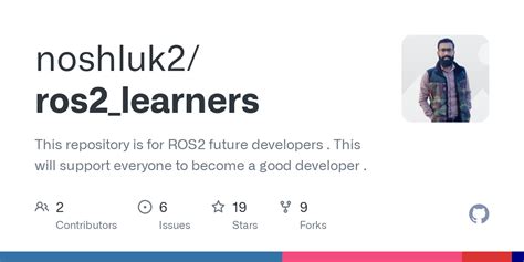 github noshluk2 ros2 learners this repository is for ros2 future