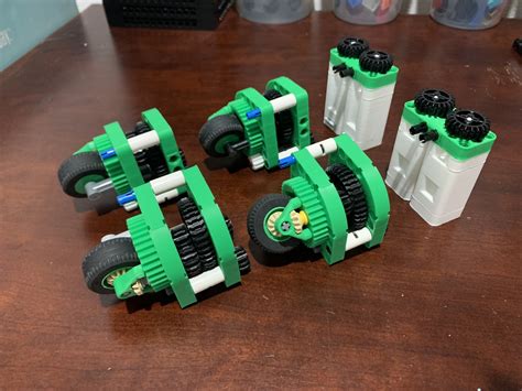 swervebot 3d printed lego compatible omnidirectional robot 7 steps with pictures