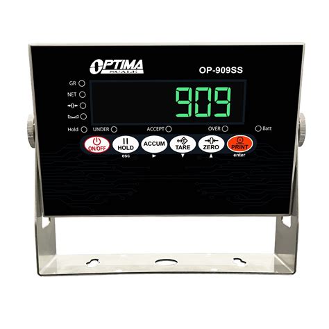 Stainless Steel LED LCD Weight Indicator For Floor Platform Scales With OIML Approval Weight