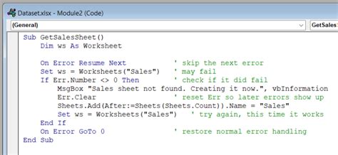 How To Use On Error Resume Next In Excel Vba For Error Handling Excel Insider