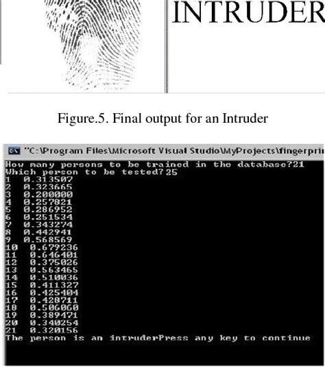 Figure 5 From Fingerprint Identification Using Cross Correlation Of