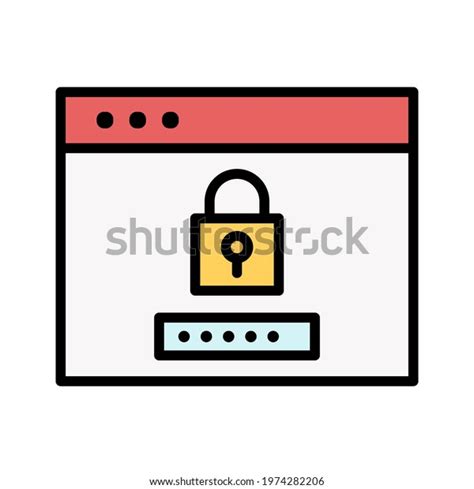 Lock Password Secure Icon Vector Image Stock Vector Royalty Free