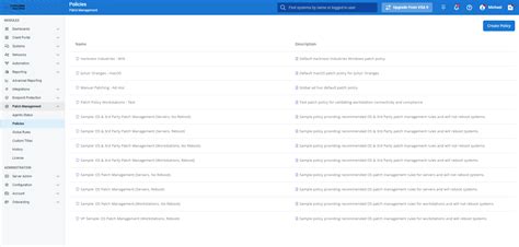 Patch Management Policies