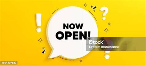 이제 태그를 엽니다 새로운 사업 간판을 홍보합니다 채팅 말풍선 배너입니다 벡터 0명에 대한 스톡 벡터 아트 및 기타 이미지 0명 3차원 형태 고급 Istock