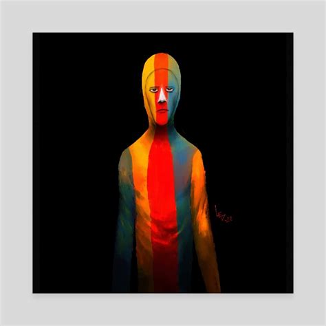 Primary Color Man Before The Fall An Art Canvas By Adam Woodsmith Inprnt