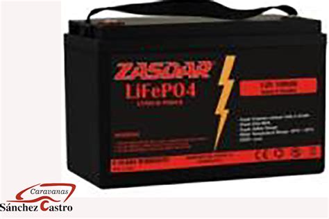 Bateria Litio Ah Sin Bluetooth Zasdar Caravanas S Nchez Castro