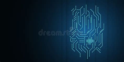 Abstract Modern Digital Science Technology Futuristic Circuit Board