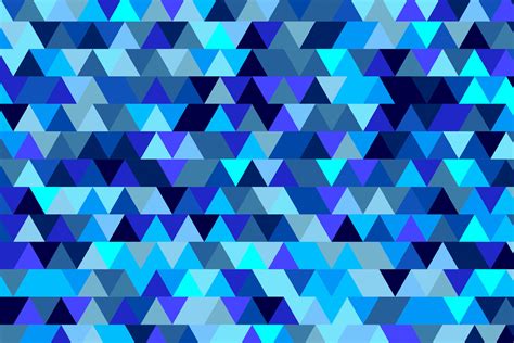 Pattern With Patterned Geometric Elements In Gradient Blue Tones Abstract Background For Design