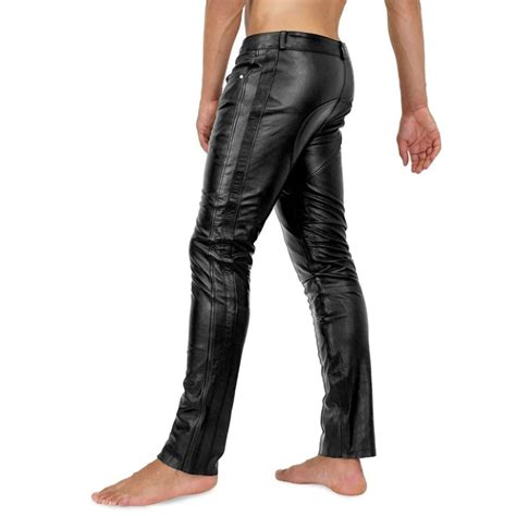Handmade Mens Black Leather Pants Near Me All For Me Today