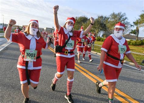 Run Run Santa 1 Mile Fun Race In Viera