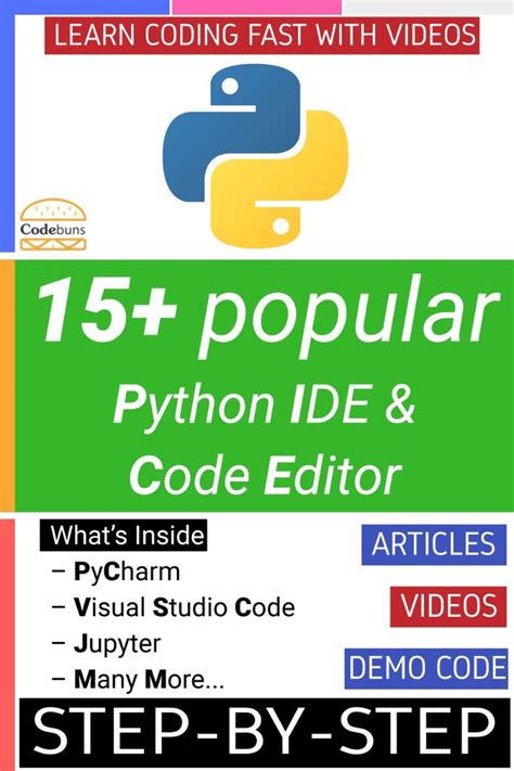 15 Popular Python Ide And Code Editors In 2025 Python Programming Python Coding