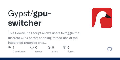 Github Gypst Gpu Switcher This Powershell Script Allows Users To