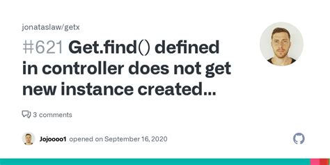 Getfind Defined In Controller Does Not Get New Instance Created