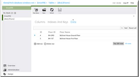 Linking Sql Database On Azure To Visio Bvisual