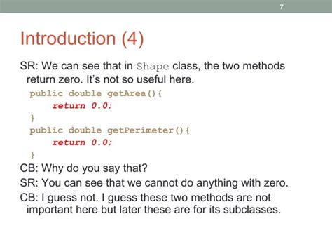 Java Programming Introduction To Abstract Class Ppt Free Download