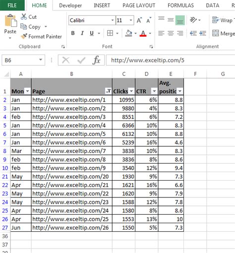 Cómo filtrar los datos en Excel usando VBA