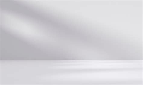 제품 디스플레이 프레젠테이션을 위해 창문 배경에서 빛과 그림자를 가진 추상적인 색 스튜디오 방 프리미엄 사진