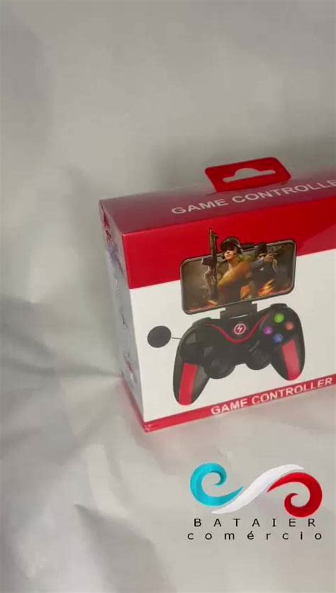 Controle Joystick Bluetooth Universal Para Celular Tablet Android Ipad Cabo Usb Suporte