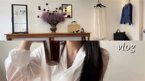 Vlog 얼바닉30 셔츠 언박싱 도산 낫띵리튼 쇼룸 에보키니 카페 프롬헤라스 23ss 더페니 신상 하울 직장인 하객룩 추천 취요남 샌드위치 아티잔바리스타
