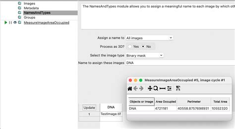 Measureimageareaoccupied Error Cellprofiler Usage And Issues Imagesc