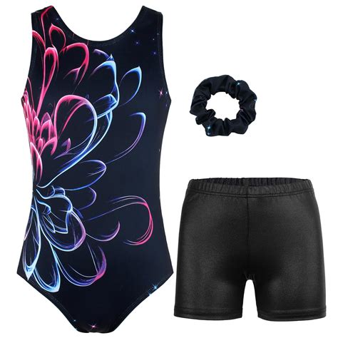 Modafans Leotards For Girls Gymnastics With Shorts Ballet Dance