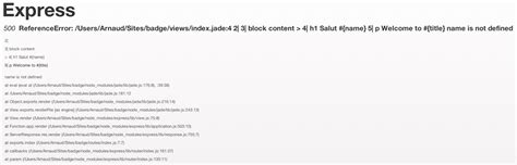 Nodejs Send Multiple Variables Through Render With Express Stack