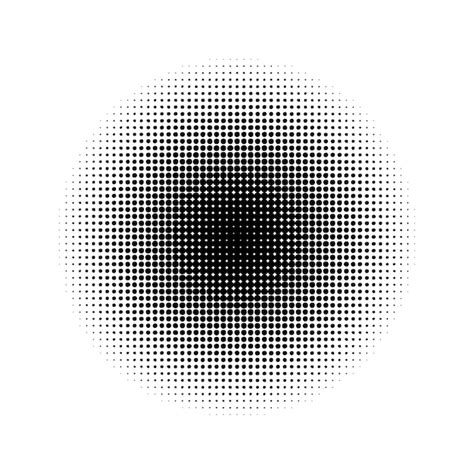 Premium Vector Shape Vector Halftone Circle Effect