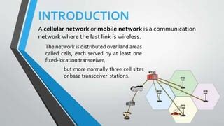 Cellular Network System PPTX