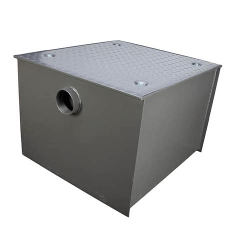 Zurn 29 In X 16 In Low Profile Grease Trap 50 Gpm With 4 In Ho Hub