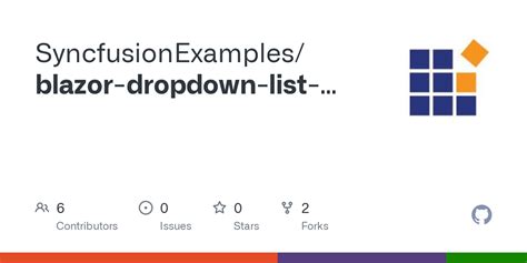 Github Syncfusionexamples Blazor Dropdown List Getting Started Example