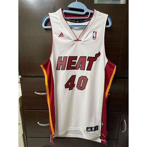 Adidas Nba Haslem Miami Heat 哈隊長 熱火 主場白 美版 S號 球衣 蝦皮購物
