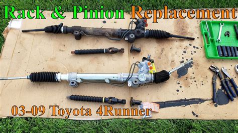 How To Replace Rack And Pinion 03 09 Toyota 4runner Youtube