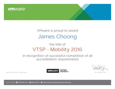 Vmware Certification Complete Human Network