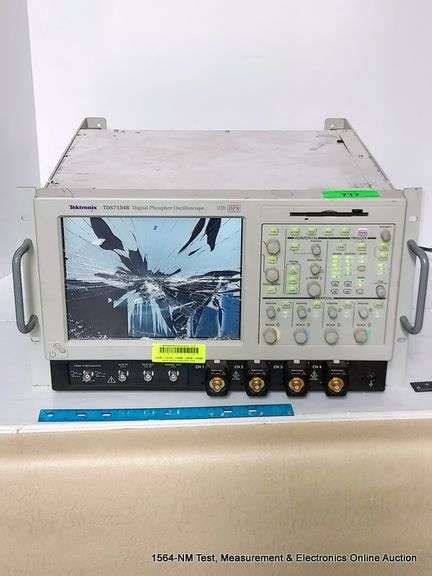 Tektronix Tds 7154b Digital Phosphor Oscilloscope Broken Screen Bentley And Associates Llc